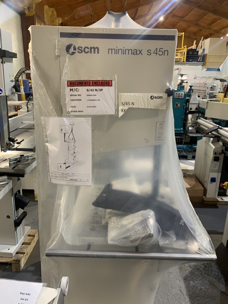 SCM Minimax S45N Bandsaw, 230v Single Phase, 2.2kw (3hp), Mitre Fence ...