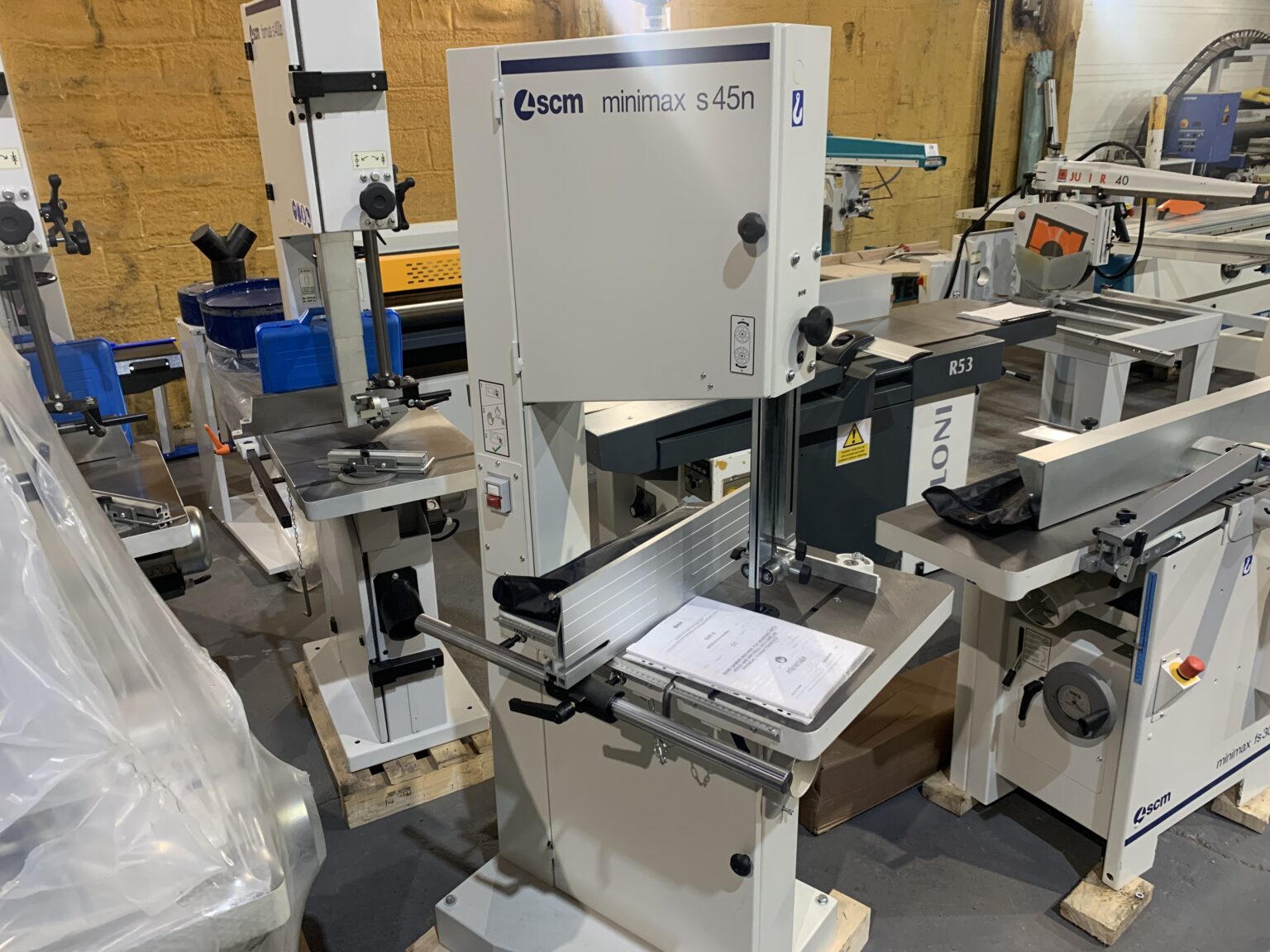 SCM Minimax S45N Bandsaw, 230v Single Phase, 2.2kw (3hp), Mitre Fence ...