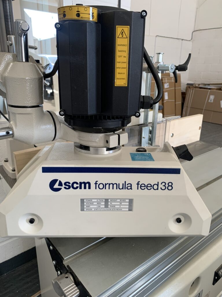 SCM Formula 38 Power Feed Unit, 3 Wheel, Single and 3 phase available ...
