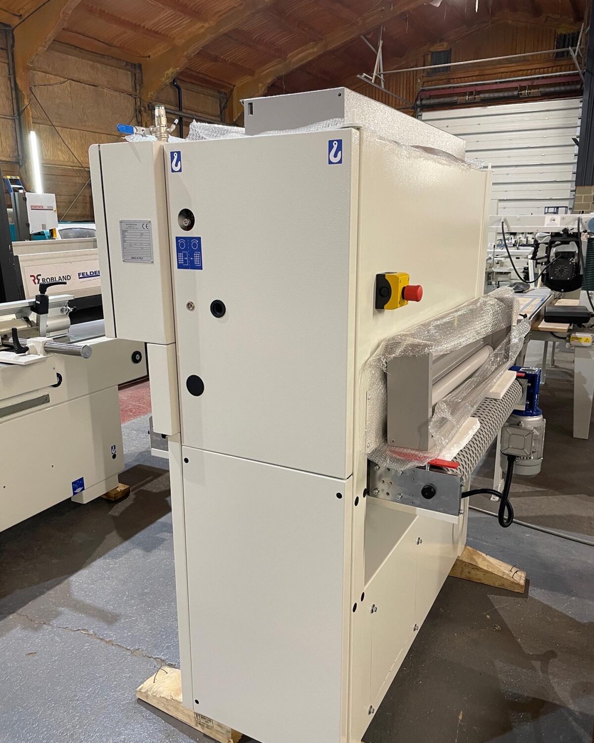 2024 SCM DMC SD10, Wide Belt Sander, Combi Head Roller and Pad, 950mm ...