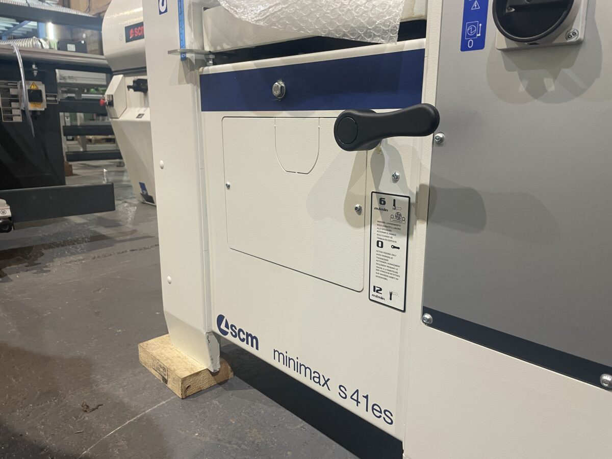 New SCM Minimax S 41es Thicknesser, Power Rise and Fall, XYLENT Cutter ...